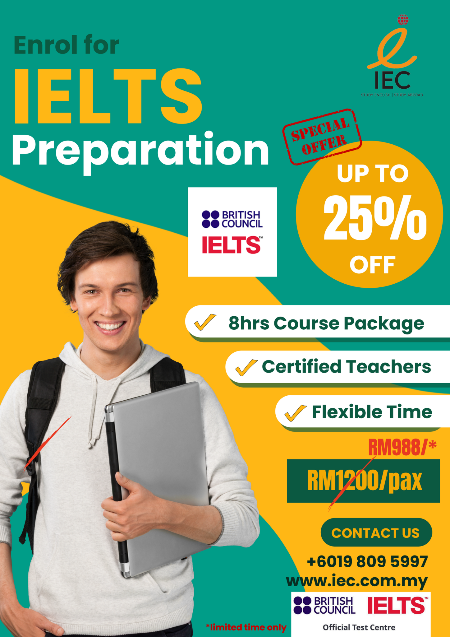 BC - IELTS | IEC | IELTS | Kota Kinabalu | Sabah